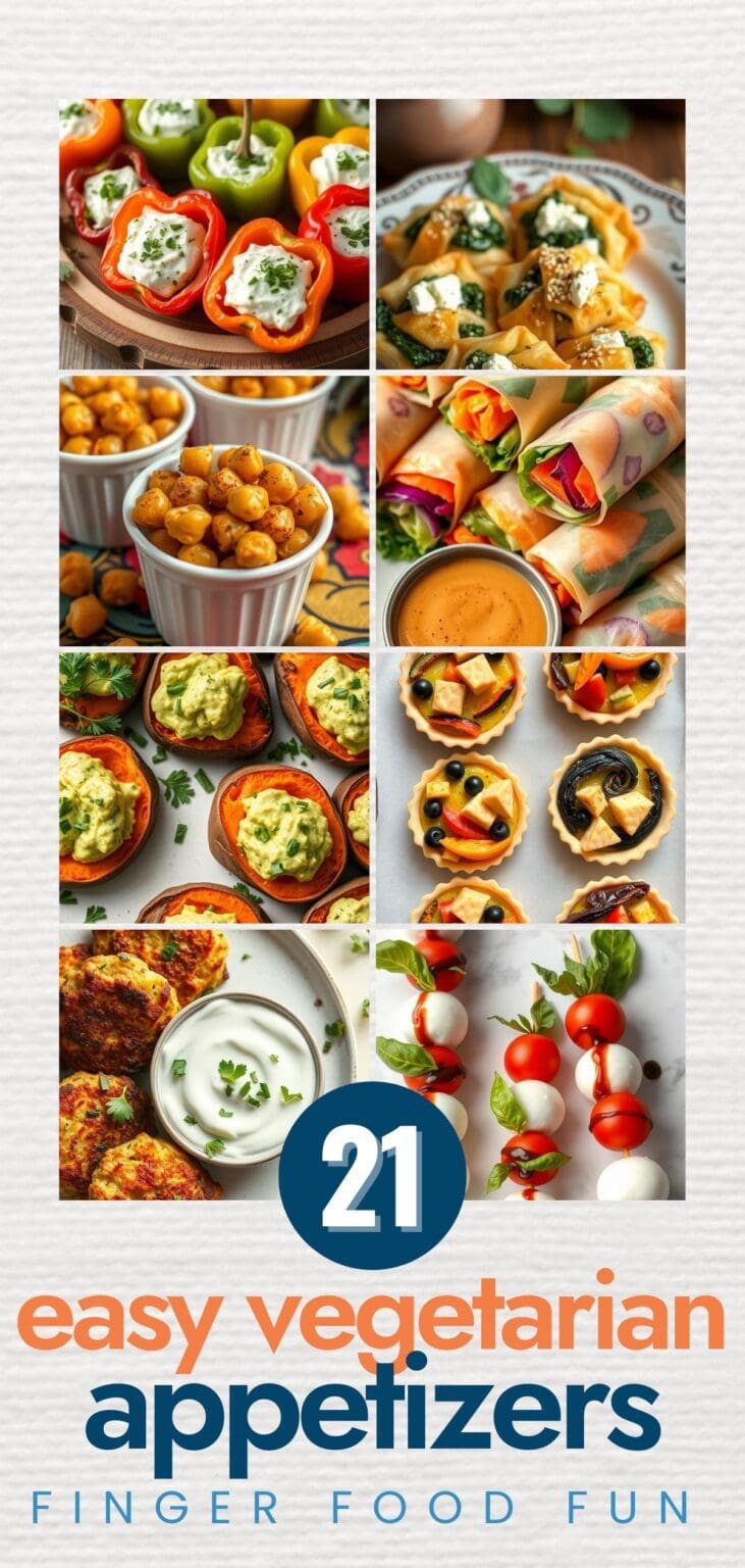 21 Easy Vegetarian Appetizers | Finger Foods for Any Occasion