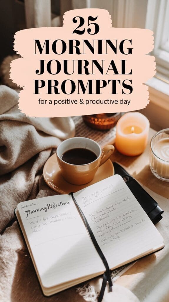 25 Daily Morning Journal Prompts for a Positive & Productive Day
