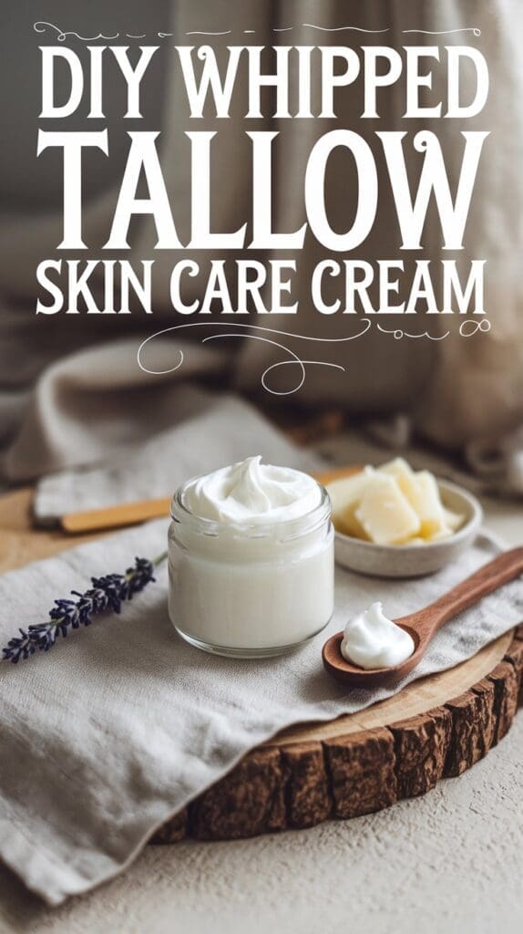 Whipped Tallow Skin Care Cream – Homemade, All-Natural Recipe