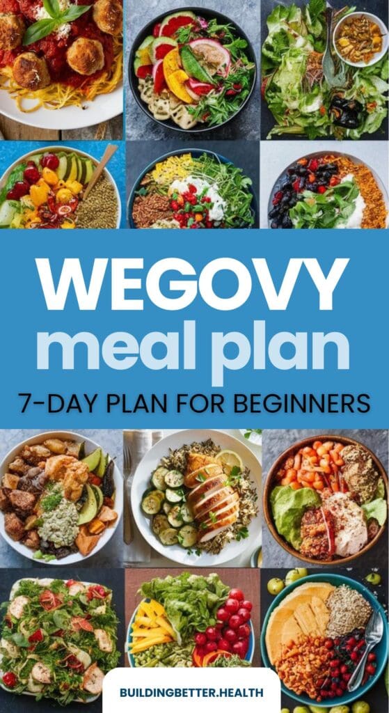 What to Eat on Wegovy: A 7-Day Wegovy Meal Plan for Beginners - Building Better Health