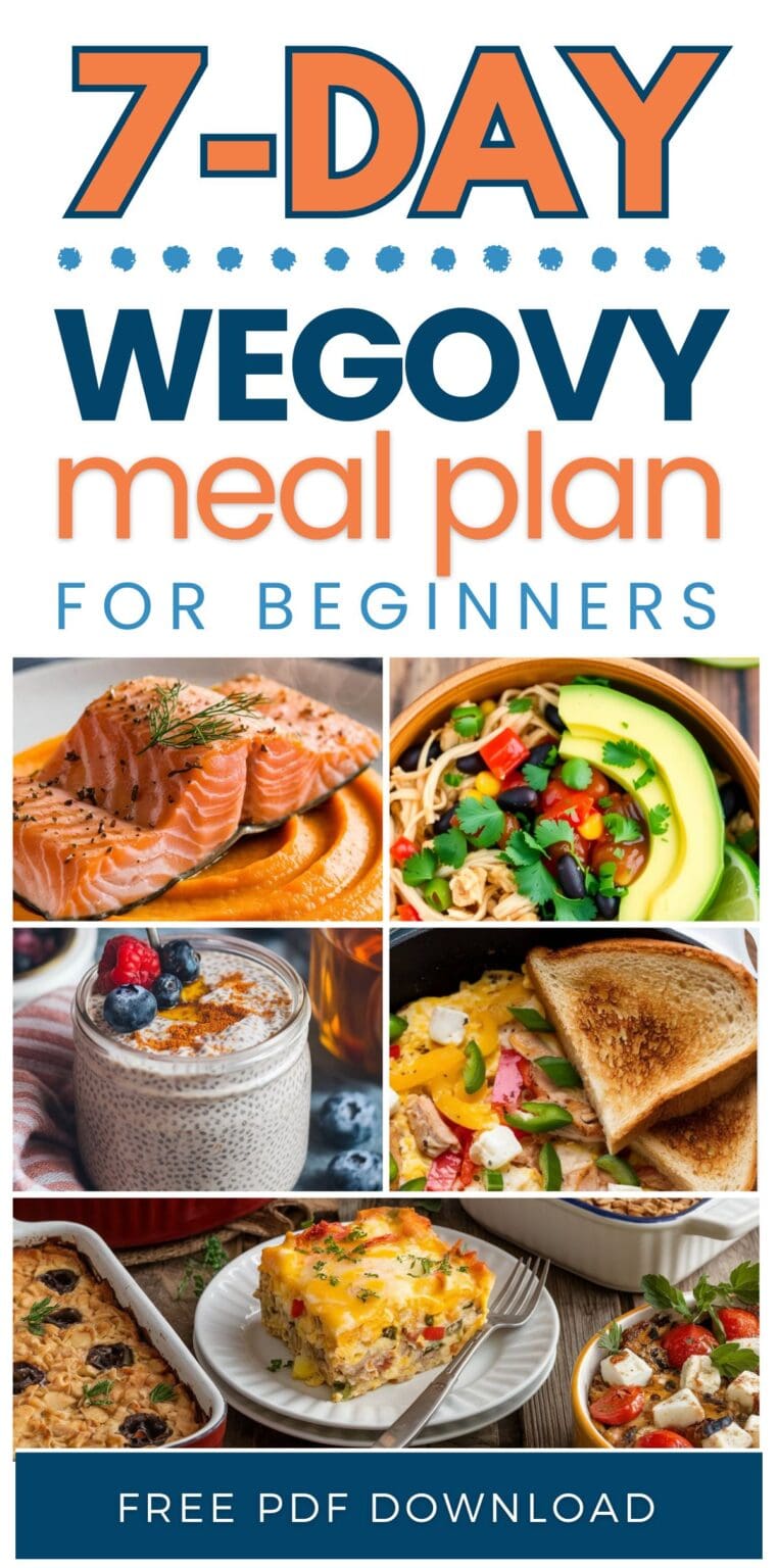 What to Eat on Wegovy: A 7-Day Wegovy Meal Plan for Beginners ...