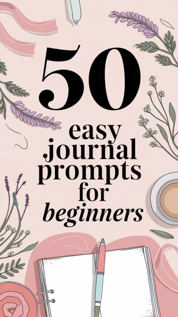 50 Easy Journal Prompts for Beginners (Even If You Don’t Know What to ...