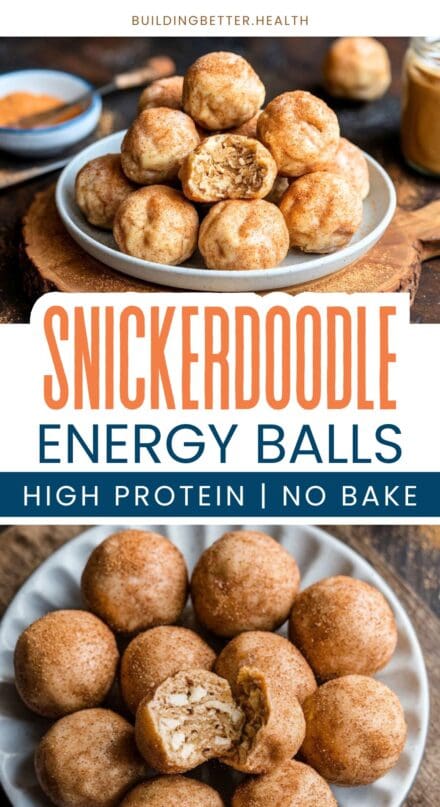 Snickerdoodle Protein Balls: A Cinnamon-Spiced, No-Bake Energy Snack